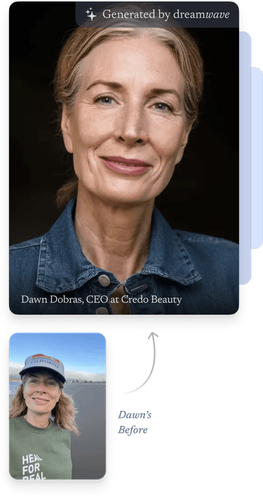 Dreamwave | Professional headshots in minutes, made with AI